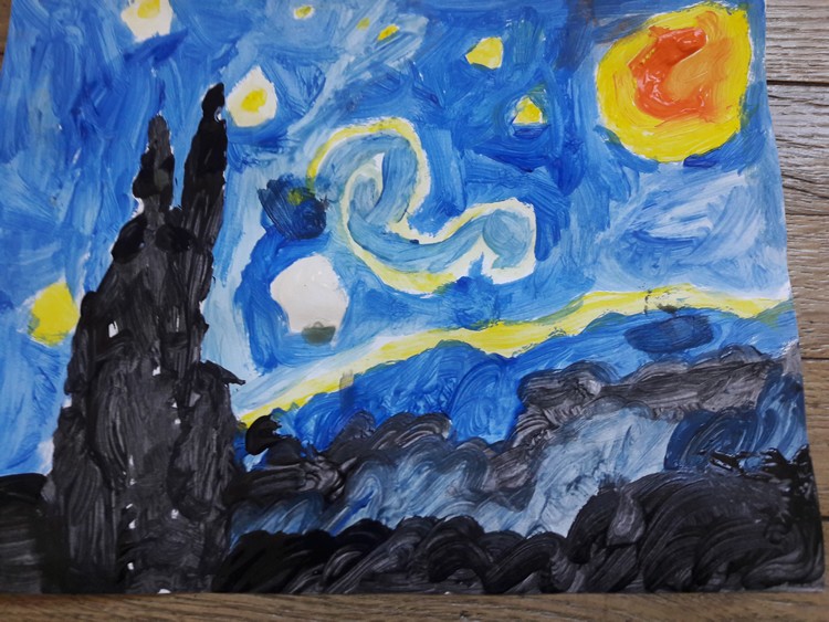 A la manière de Vincent Van Gogh - Ecole élémentaire Ferdinand Buisson